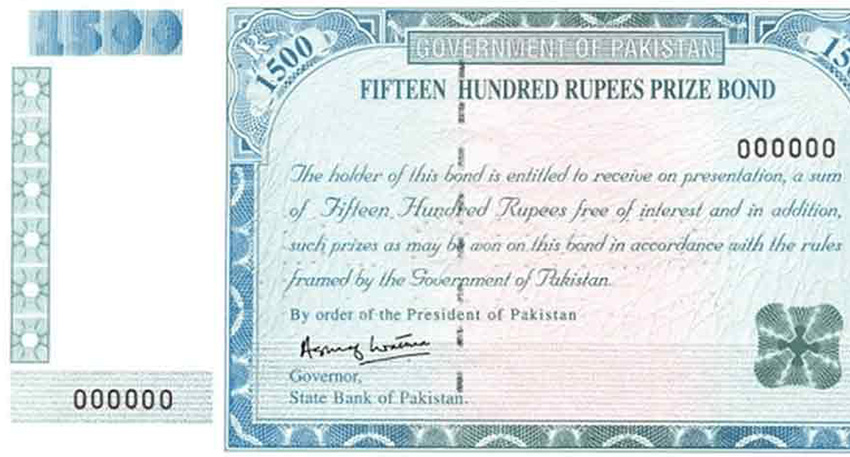 Rs1,500 prize bond draw for November 2025