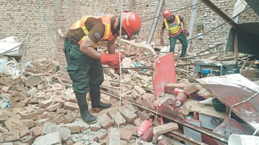School roof collapse in DG Khan leaves four dead, several injured
